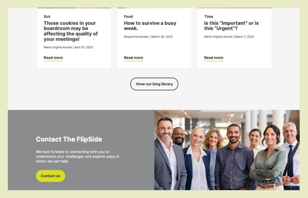 The Flip Side Website - Chris Noon Creative