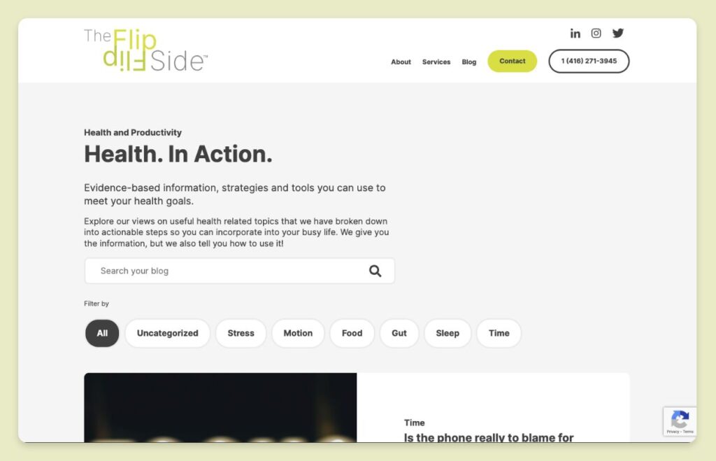 The Flip Side Website - Chris Noon Creative
